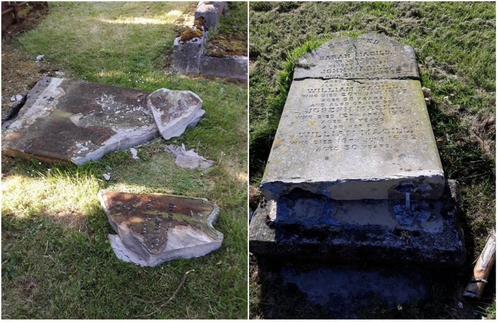 Photos show ‘disgraceful’ level of damage caused to historic co Armagh ...