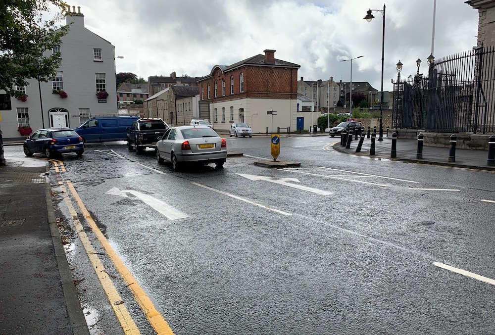 Motorist mayhem as confusion reigns with new Armagh roundabout road ...