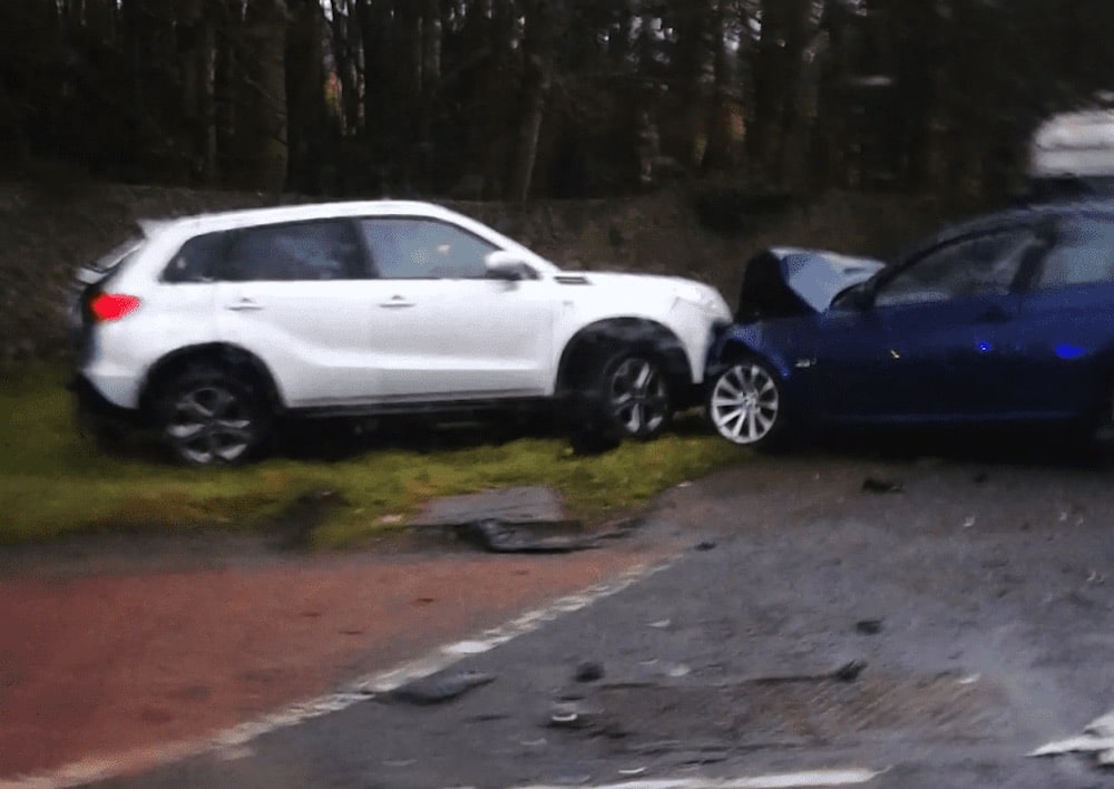 Armagh man who caused four car Portadown Road crash hit with fine and ...